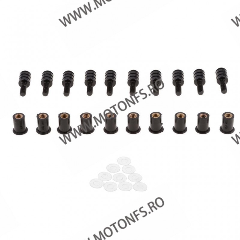 Suruburi parbriz Moto Tepi - Negre