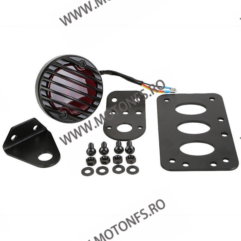 Suport numar inmatriculare moto lateral Stop Lateral Frana / Lampa ...