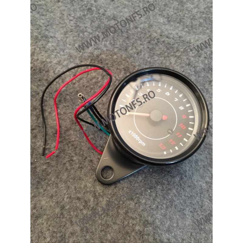 Ceas indicator Turometru Bord moto LED LCD kilometraj (Techometer ...
