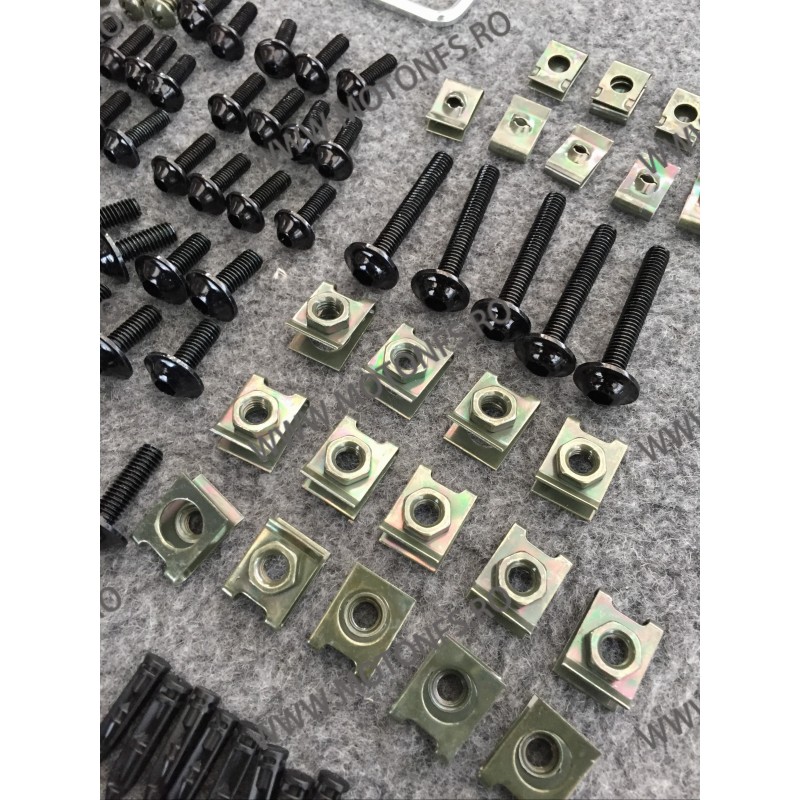 Set 223pcs Suruburi Carene +Suruburi parbriza+ clipsuri+distantiere ...