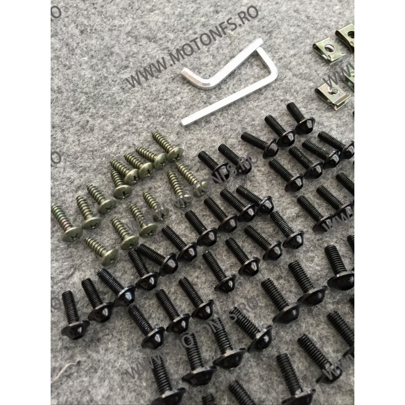 Set 223pcs Suruburi Carene +Suruburi parbriza+ clipsuri+distantiere ...