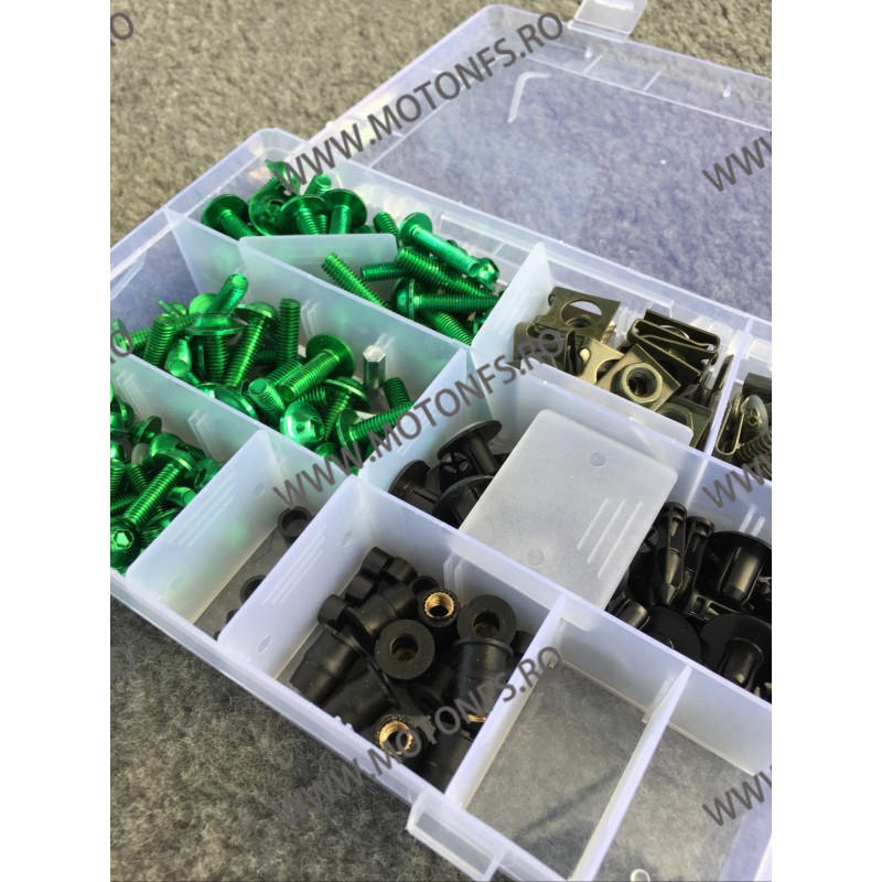 Set 223pcs Suruburi Carene +Suruburi parbriza+ clipsuri+distantiere ...
