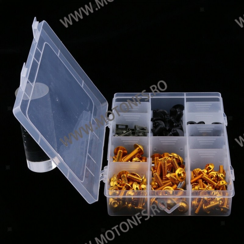 Set 223pcs Suruburi Carene +Suruburi parbriza+ clipsuri+distantiere ...
