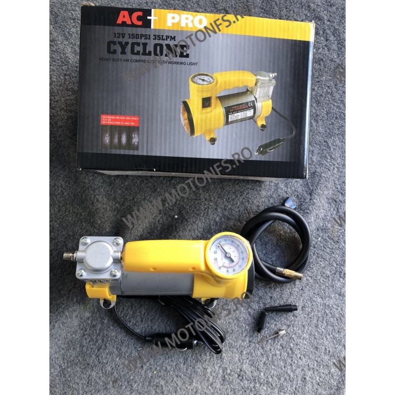 Compresor Aer Un Cilindru Auto / Moto Umflat Roti Carcasa Metalica ...