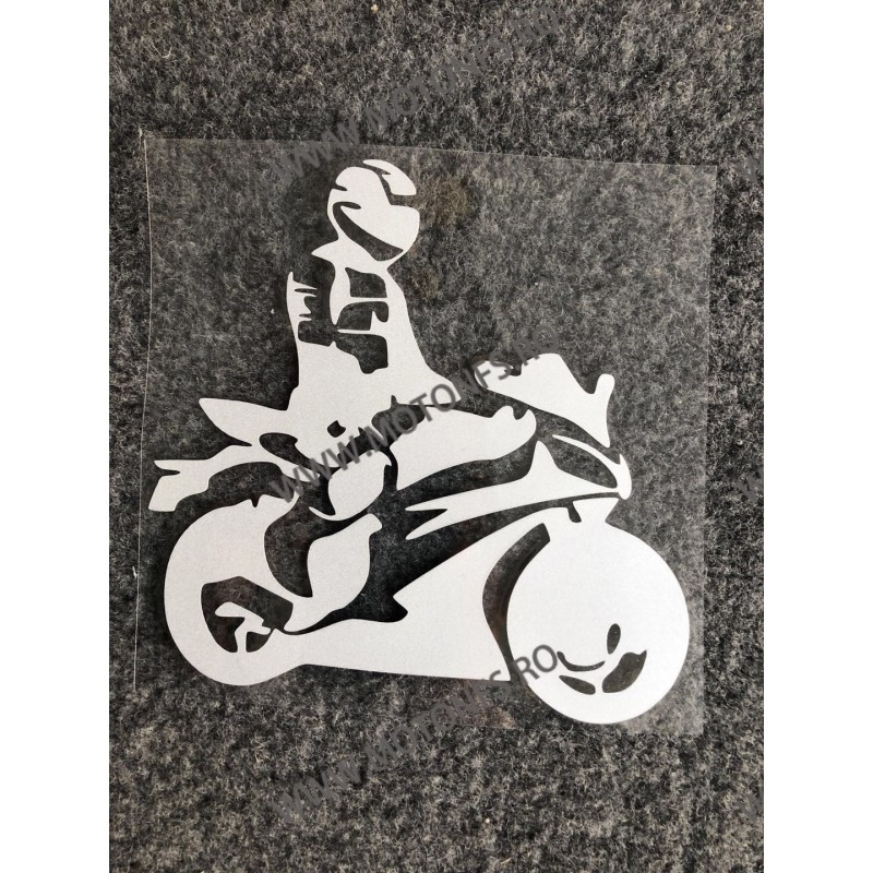 15cm x 15cm Autocolant / Sticker Moto / Auto Reflectorizante Stikere ...