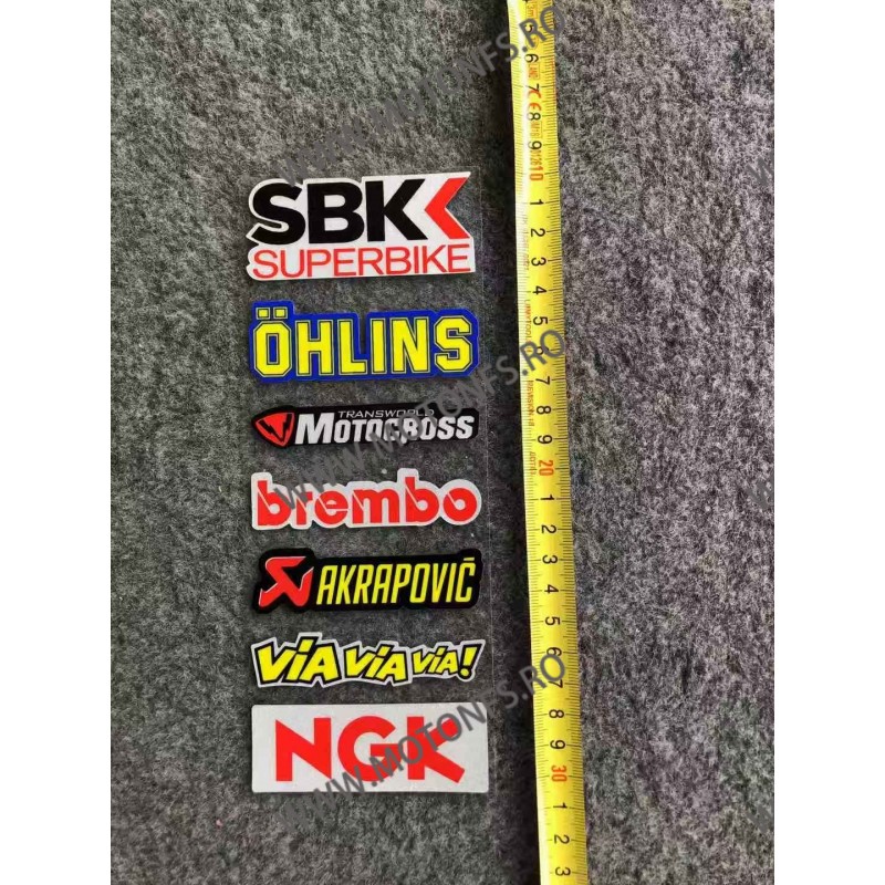 Set Autocolant / Stickere Pentru Moto ATV SBK Super Bike / OHLINS ...