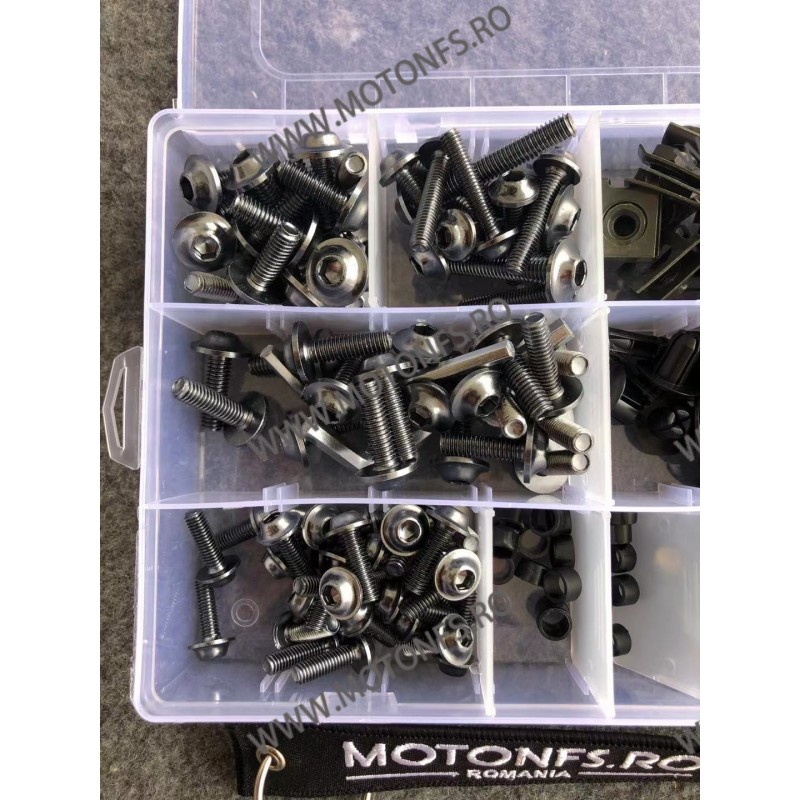 Set 223pcs Suruburi Carene +Suruburi parbriza+ clipsuri+distantiere ...