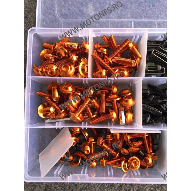 Set 223pcs Suruburi Carene +Suruburi parbriza+ clipsuri+distantiere ...