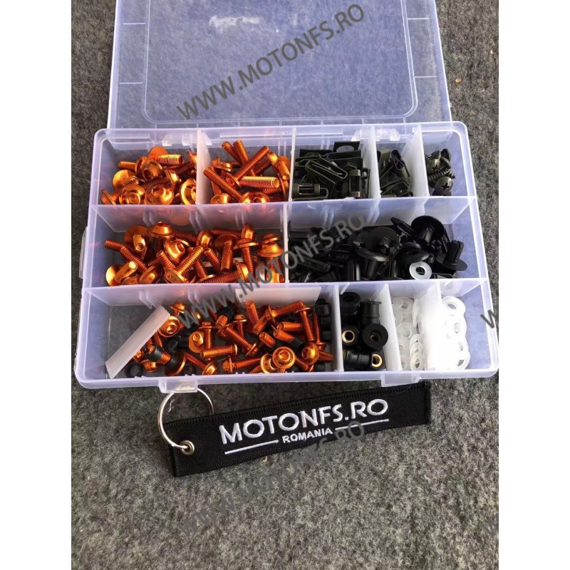 Set 223pcs Suruburi Carene +Suruburi parbriza+ clipsuri+distantiere ...