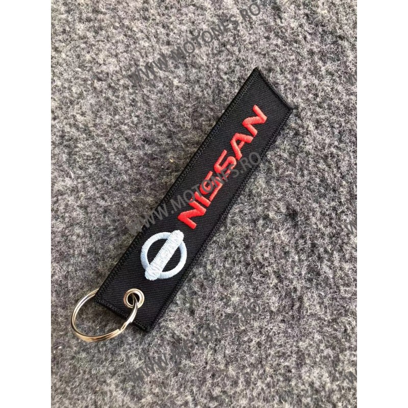 NISSAN Breloc Brodat Pe Ambele Fete 8IDSZ