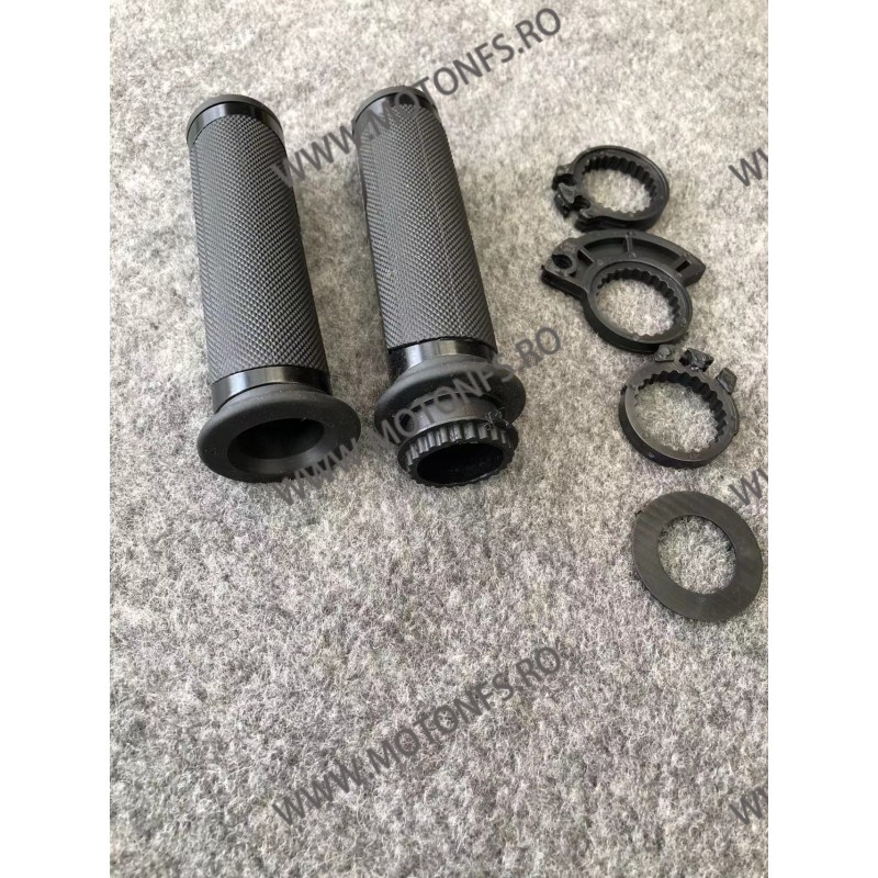 Set 2 Mansoane Moto universale Negre 8VDD1