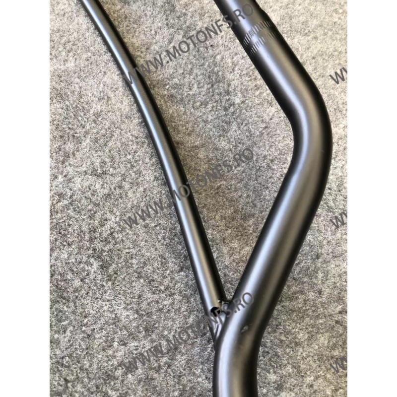 22mm Lungimea 82CM Ghidon Otel Negru Universal moto Cafe Racer Chopper ...