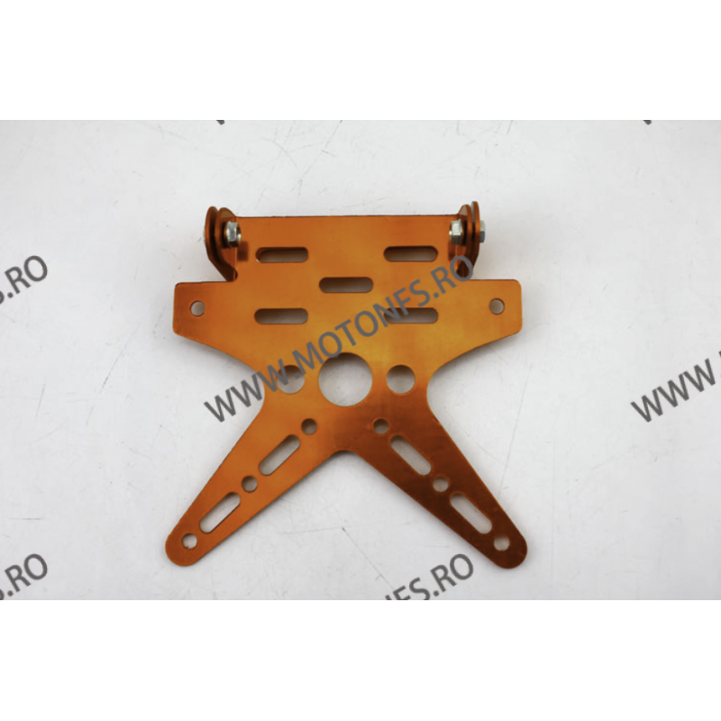 Suport Numar Universal Rabatabil Portocaliu T6H14