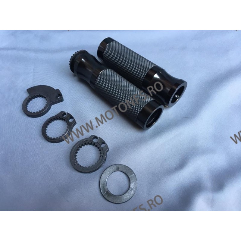 Set 2 Mansoane Moto universale Negre msn288-06