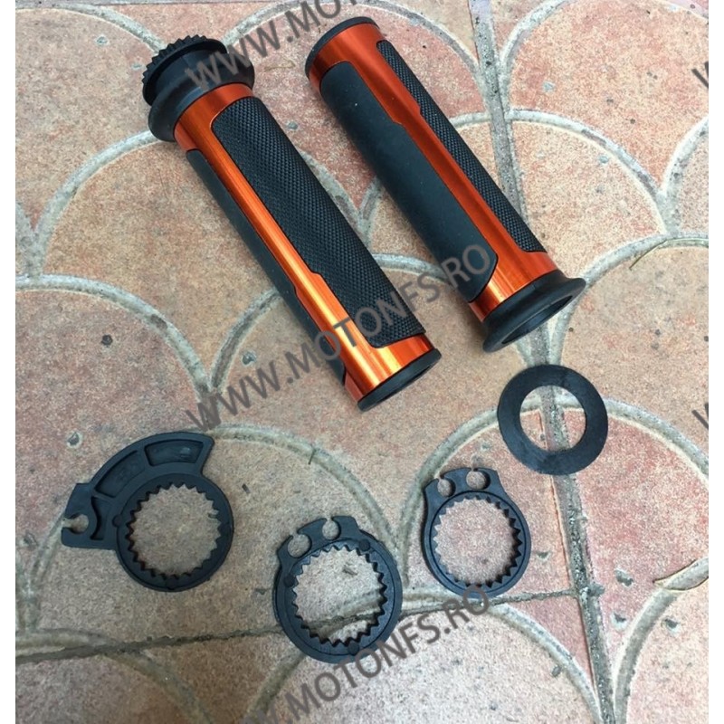 Set 2 Mansoane Moto universale Portocaliu LPQIF