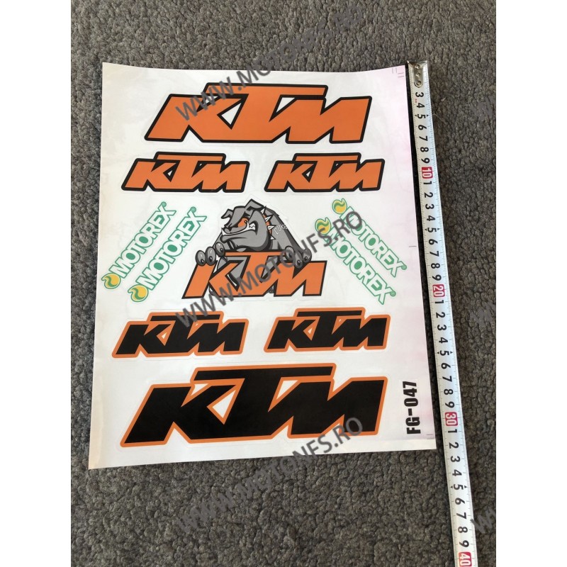 Set Autocolant / Stickere Pentru Carena Moto KTM MOTOREX