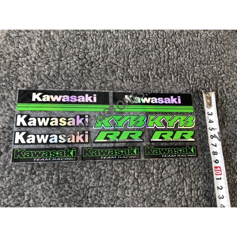 Set Autocolant / Stickere Pentru Carena Moto KAWASAKI KYB RR TEAM RACING