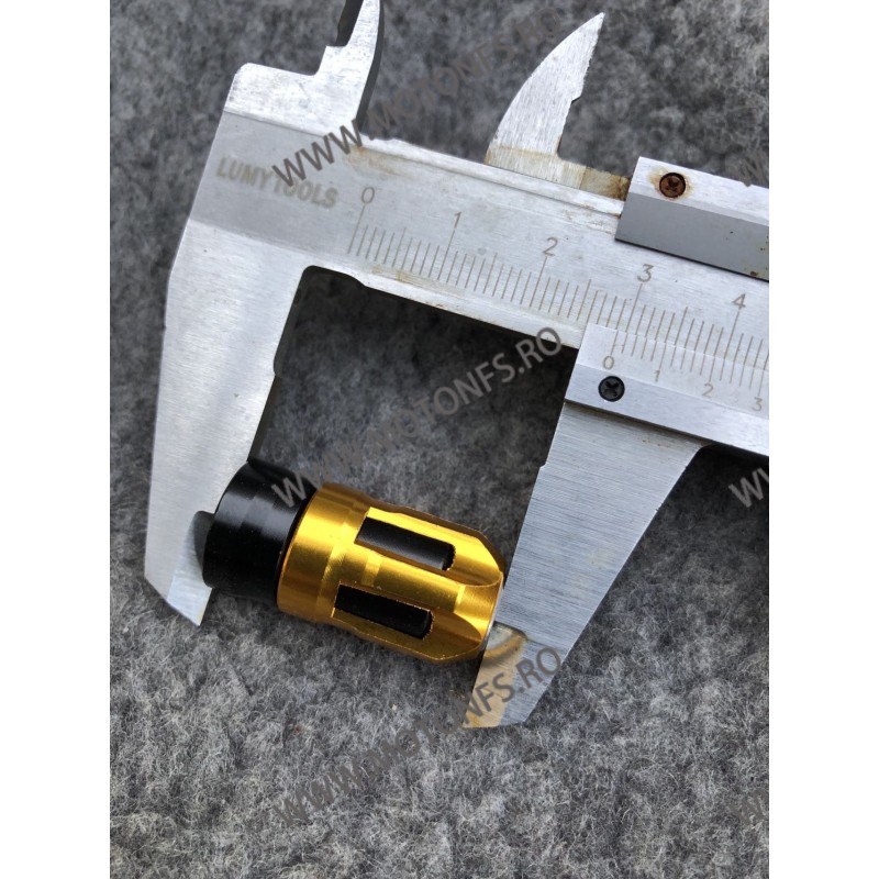 Set 2 capace ventil valva roti jante auto moto Air Valve Cap Auriu ...