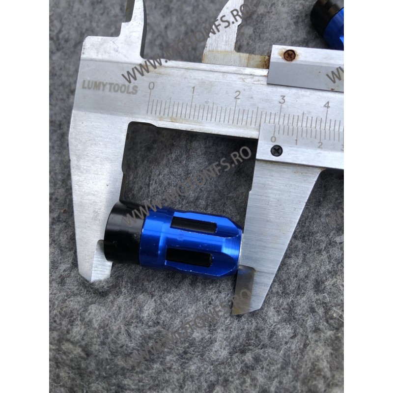 Set 2 capace ventil valva roti jante auto moto Air Valve Cap Albastru ...