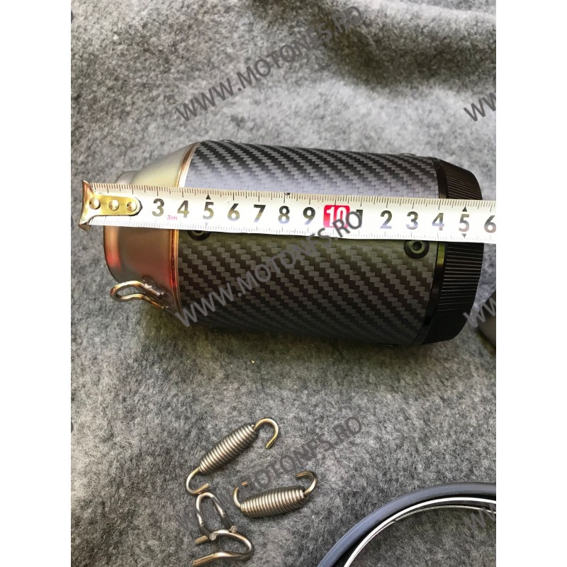 Toba / Tobe 160mm Evacuare Moto Replica Austin Racing Cu Adaptor 38mm ...