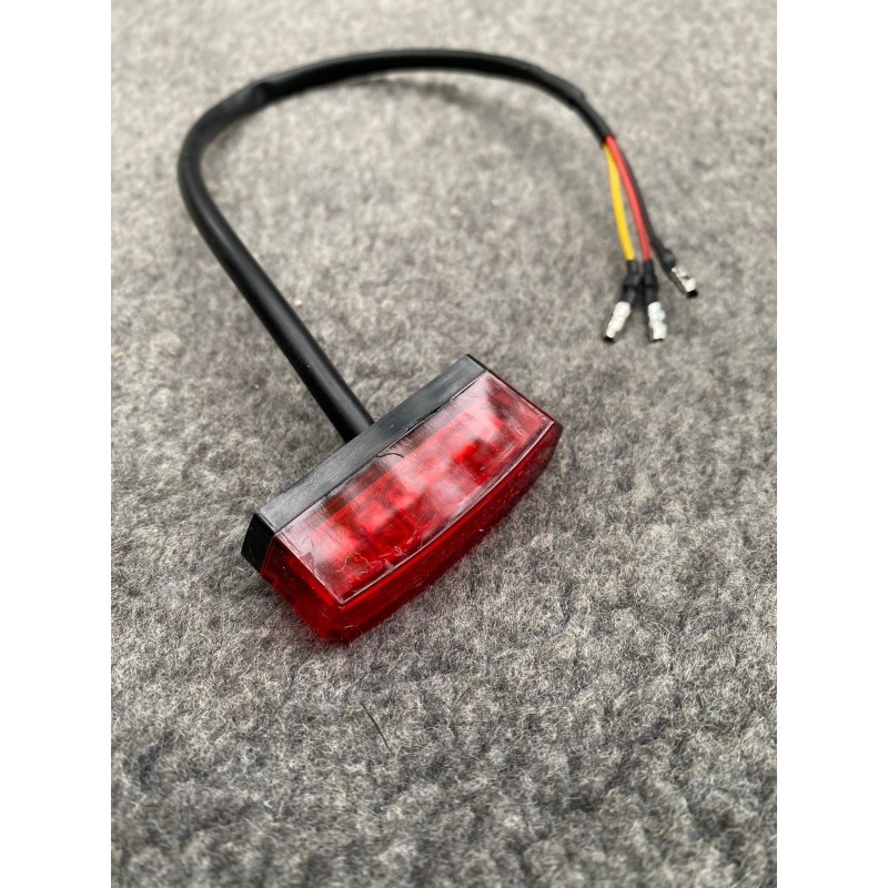 Stop Frana Mini / Lampa Spate /Geam Rosu Omologat E24 Moto Universal ...