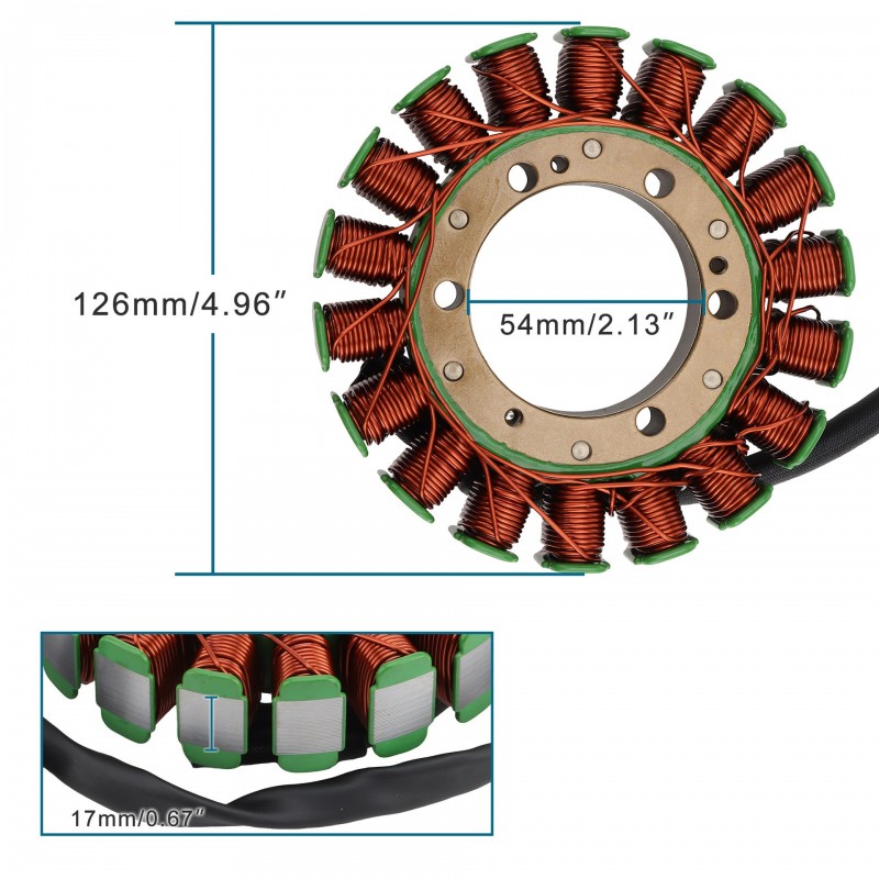 Yamaha FJR1300 2001-2005 FJR1300A 2003-2005 Magneto Coil Generator ...