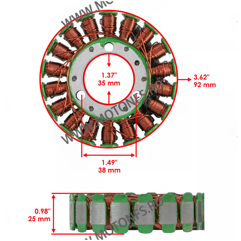 TRX300 Fourtrax 1988-1999 Foreman 2x4/4x4 Bigred Honda Magneto Coil ...